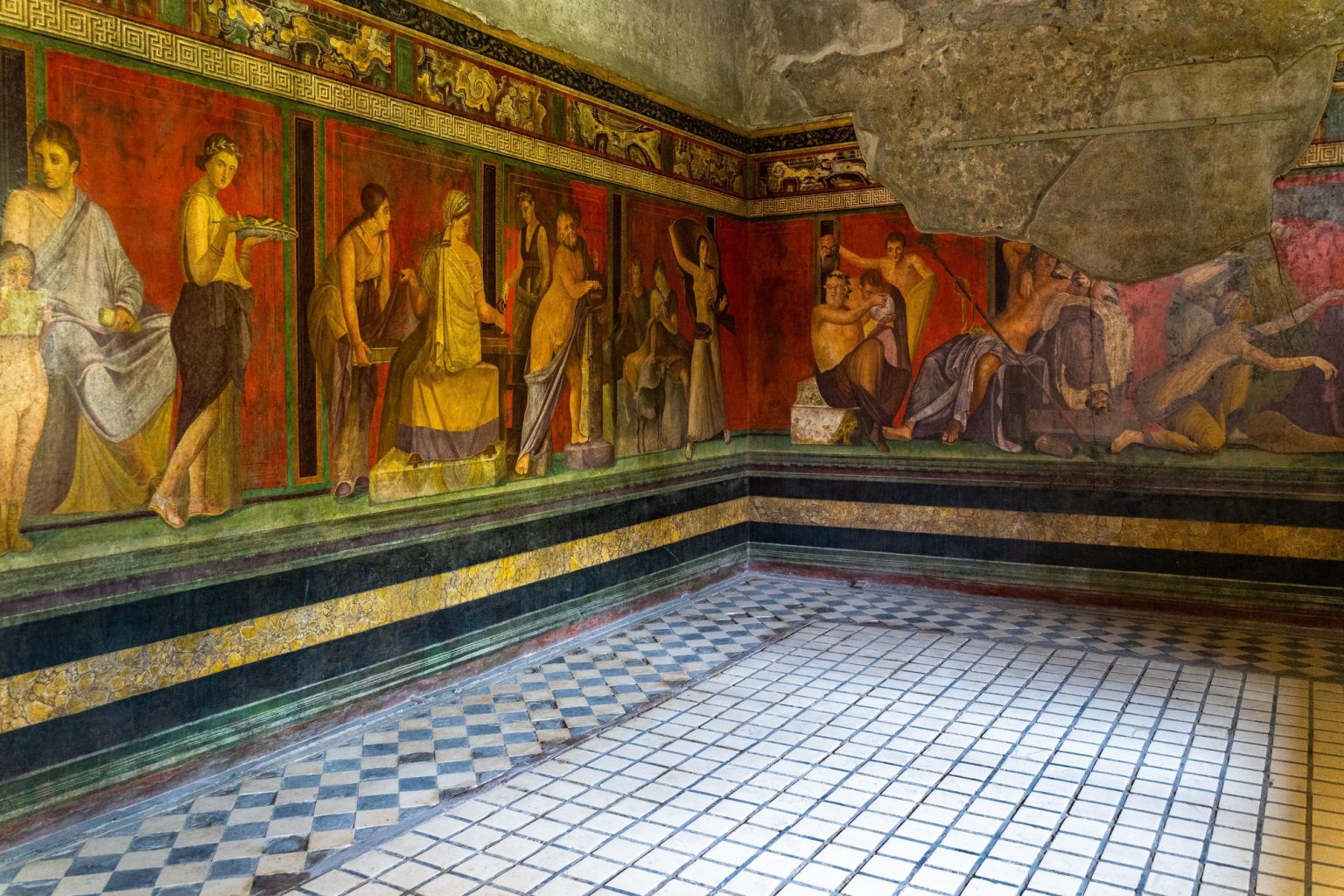 The Villa of the Mysteries of Pompeii · See Pompeii