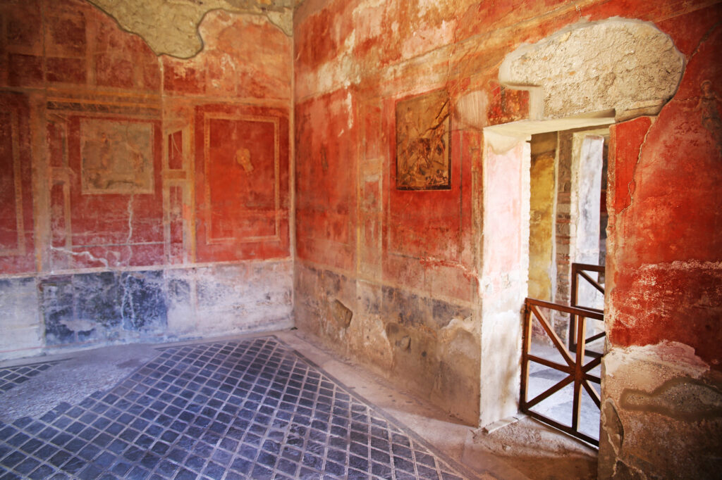 Was Pompeian red originally yellow ochre? · See Pompeii