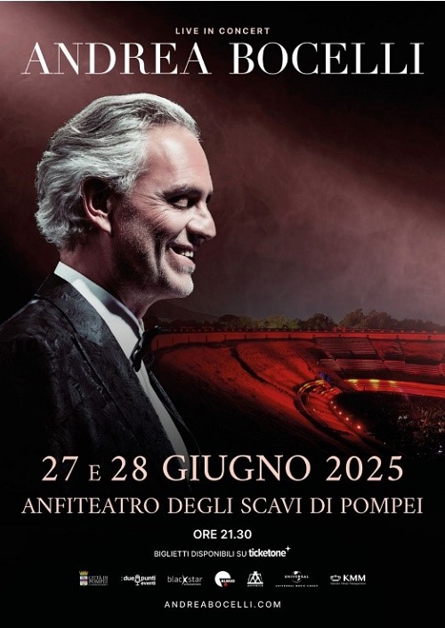 Andrea Bocelli Concert at Pompeii Amphitheater 2025 · See Pompeii